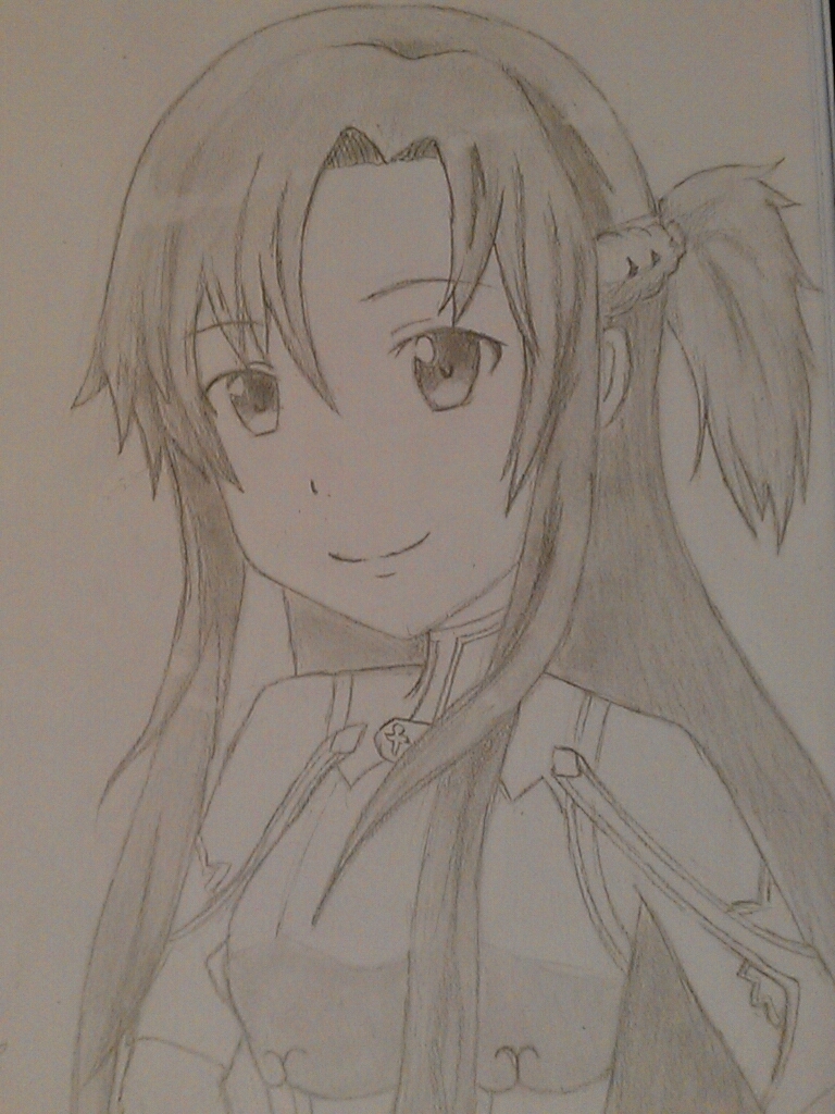 Asuna Drawing by Animatrix - DragoArt