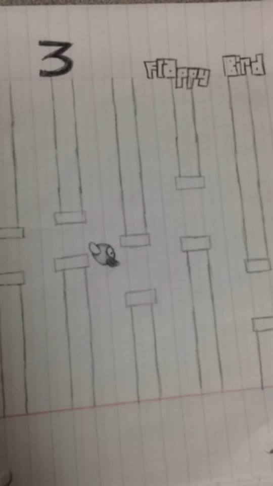 Flappy Bird Drawing by falling_into_oblivion - DragoArt