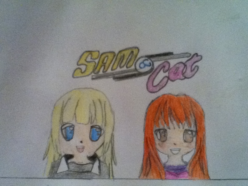 Sam And Cat Drawing by No_1_Zedshaya_fan - DragoArt