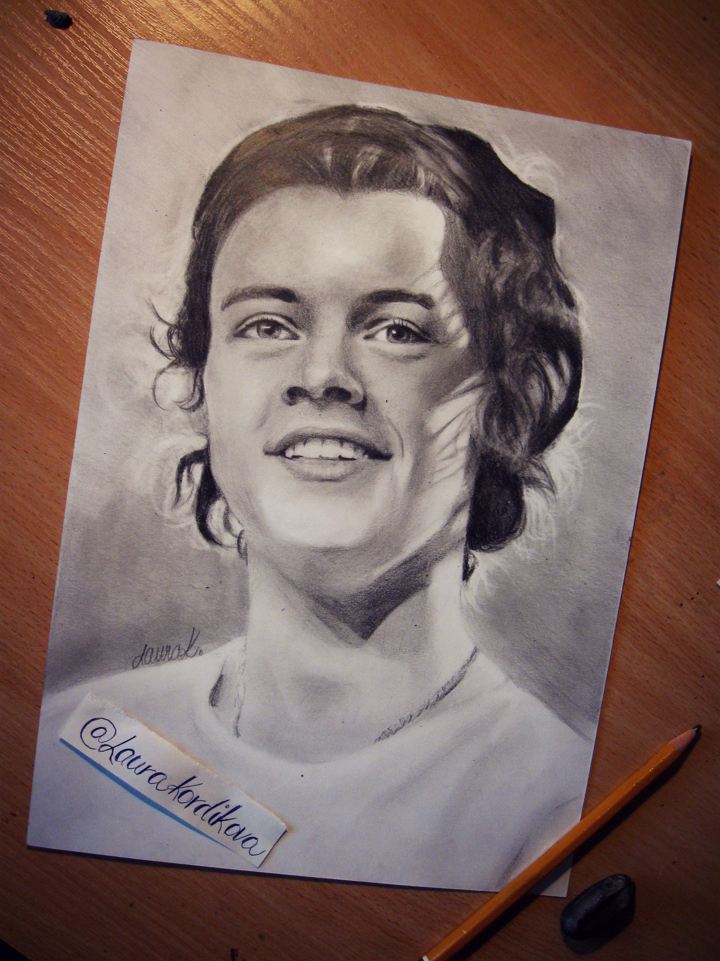 Harry Styles Drawing by LauraKordikova - DragoArt