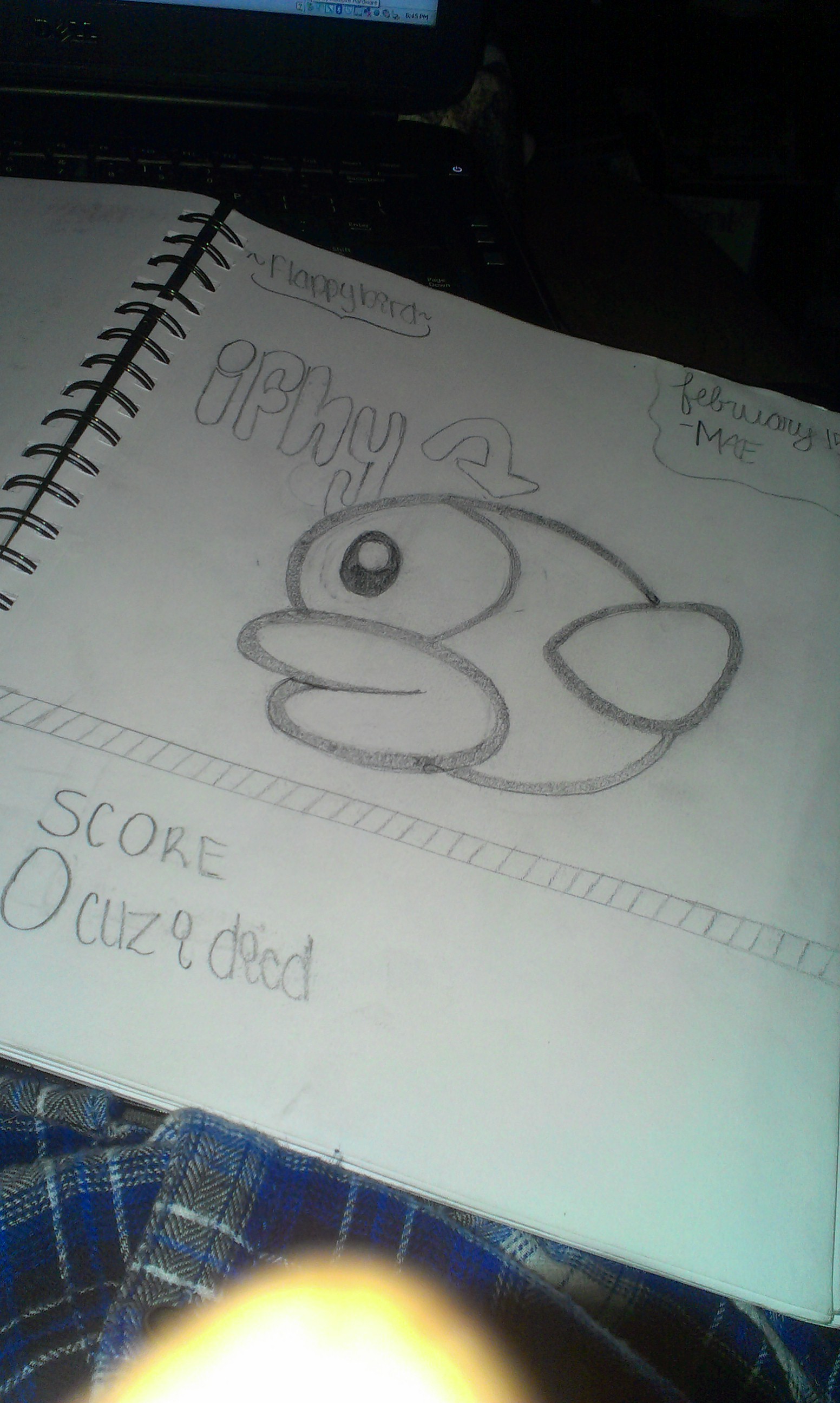 Flappy Bird People Drawing by Margaret13 - DragoArt