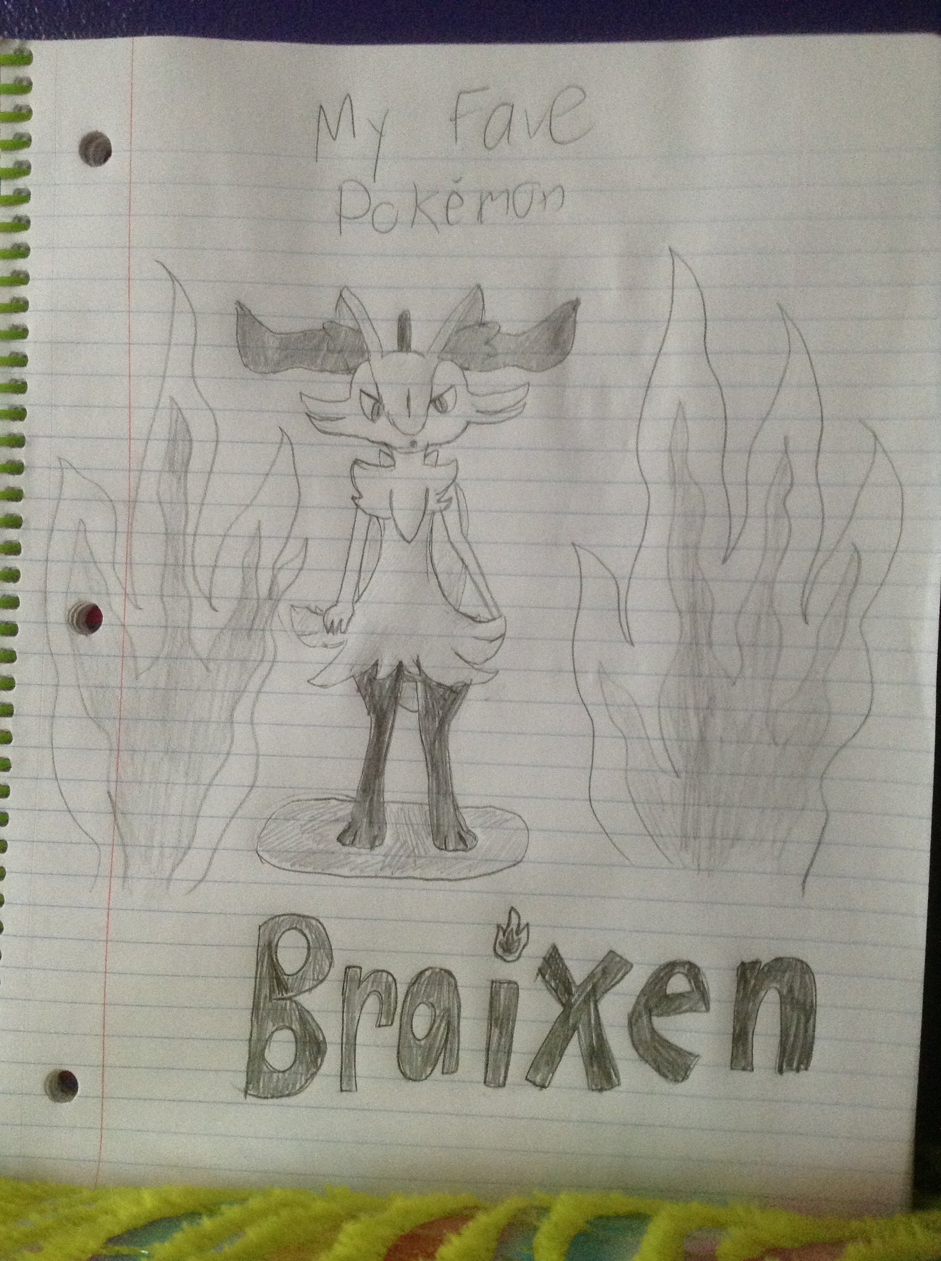 Braixen One Of My Fave Pokemon Drawing by KittyPonyArtist - DragoArt