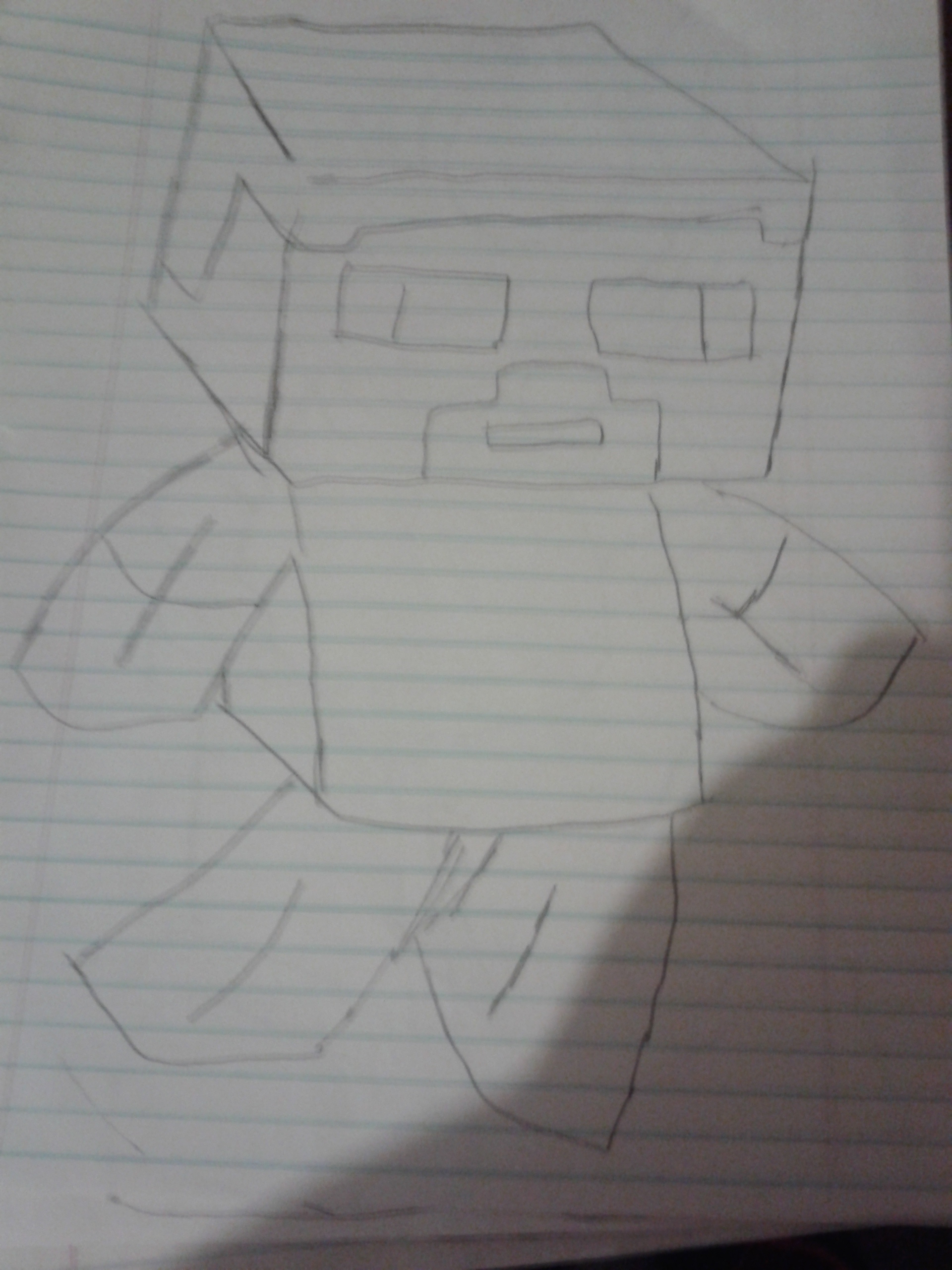 Chibi Steve Drawing by dat_anime_doex3 - DragoArt