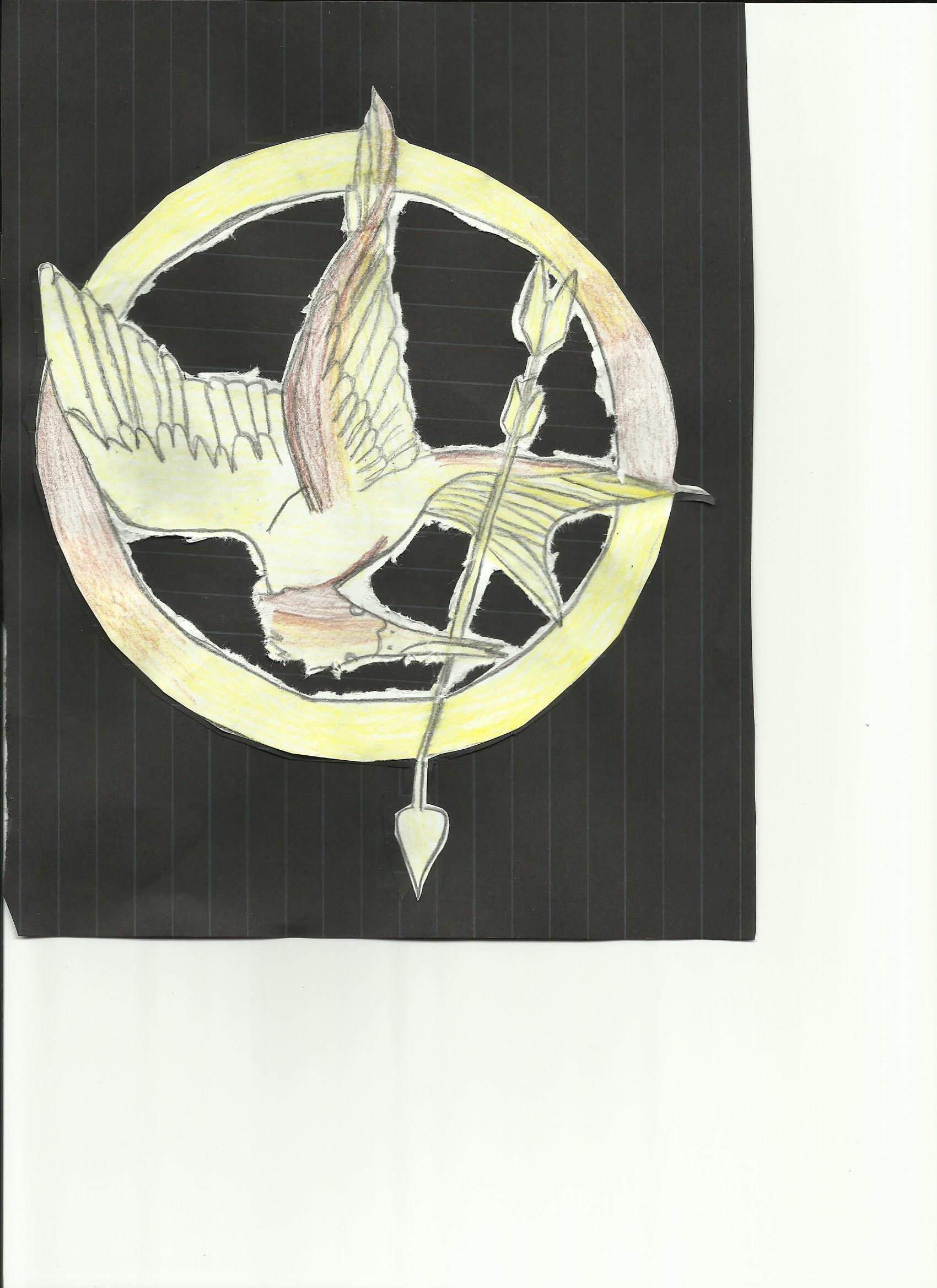 Hunger Games Logo Drawing by GreenDay02 - DragoArt