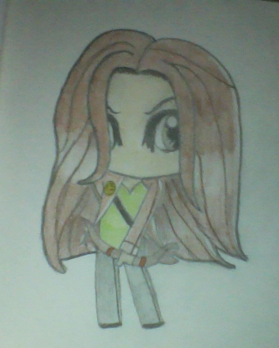Chibi Katniss Drawing by Elsa_Dell - DragoArt