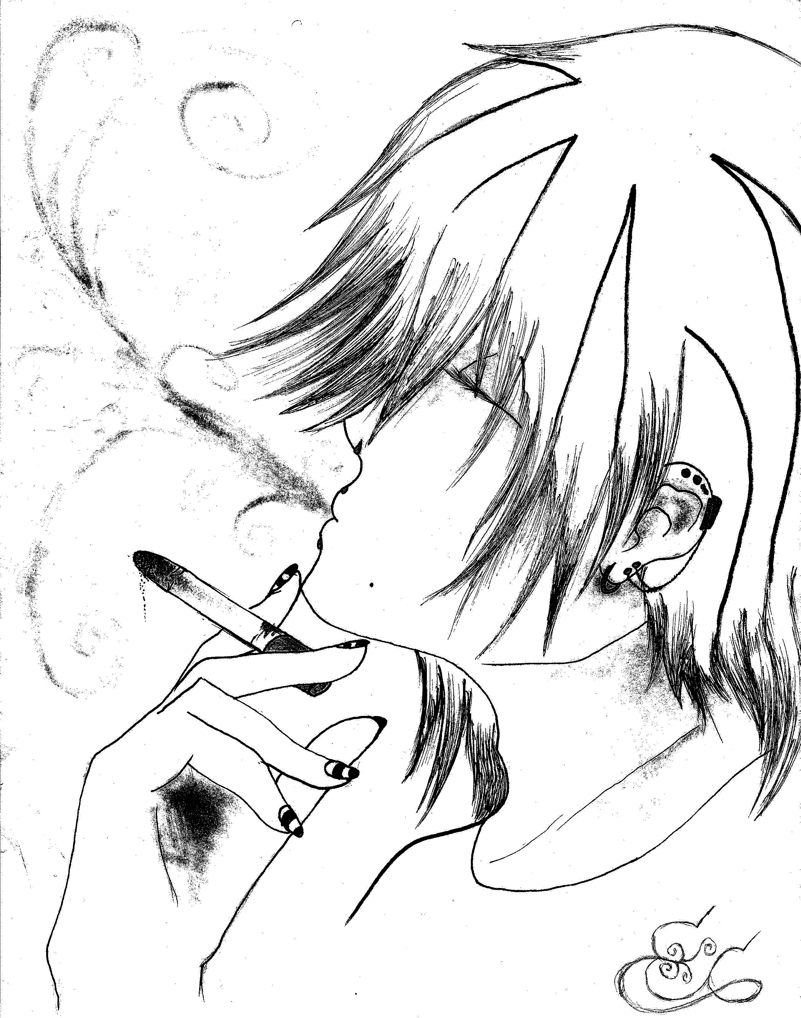 Smoking Drawing Tumblr