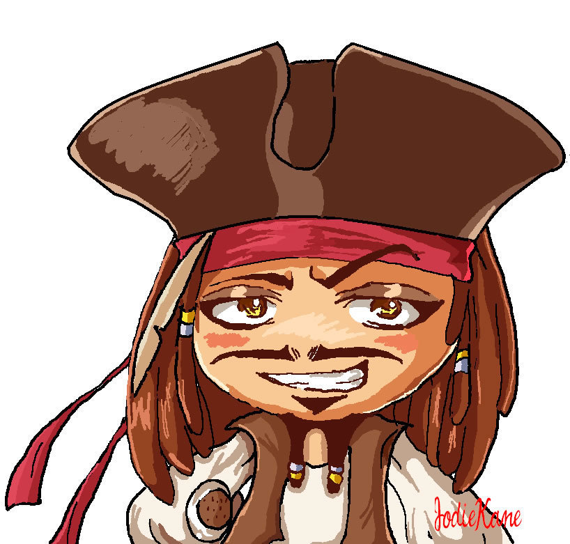 Chibi Jack Sparrow Drawing by jodiekanex - DragoArt