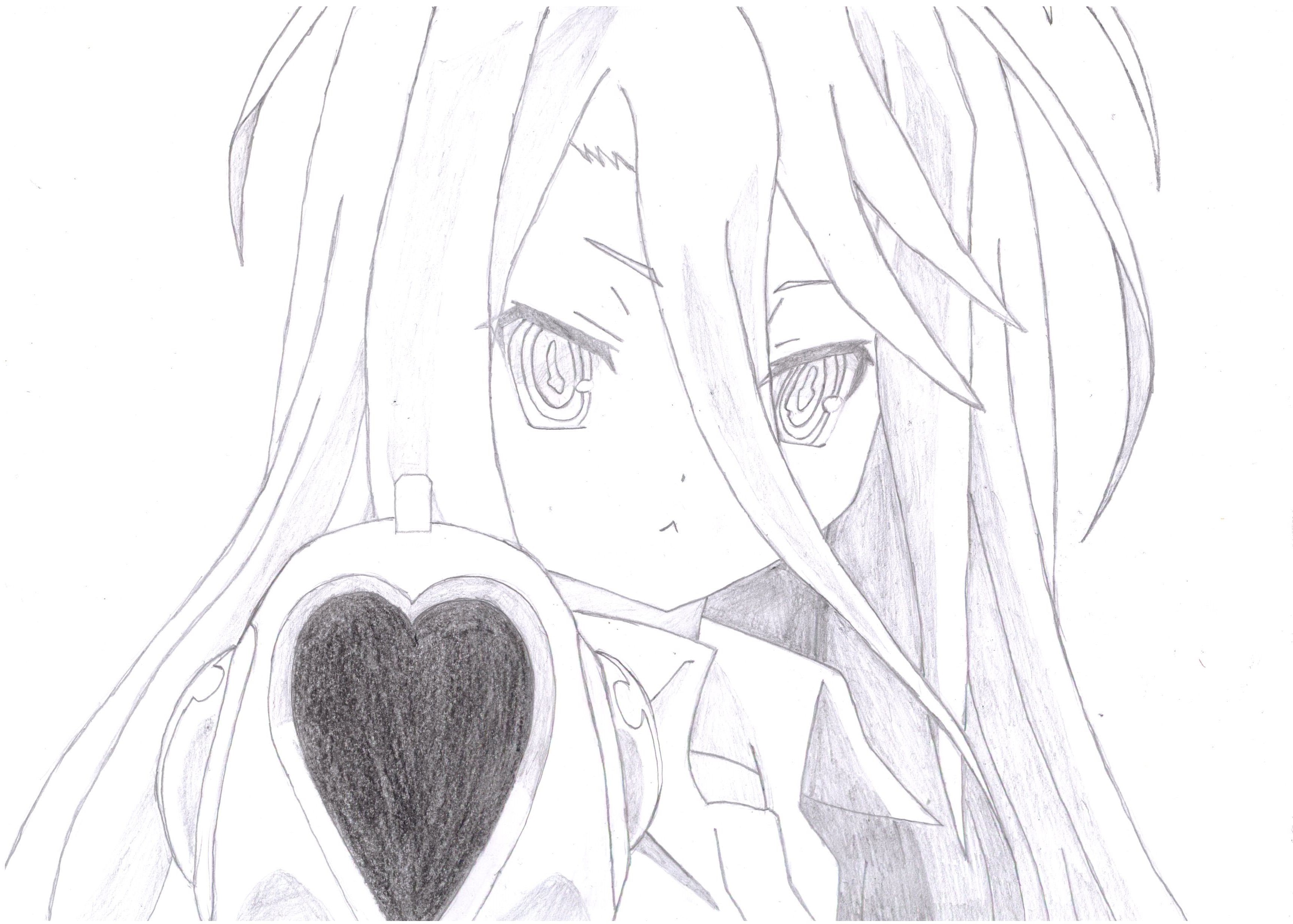 No Game No Life, Shiro Drawing by hoang13286 - DragoArt
