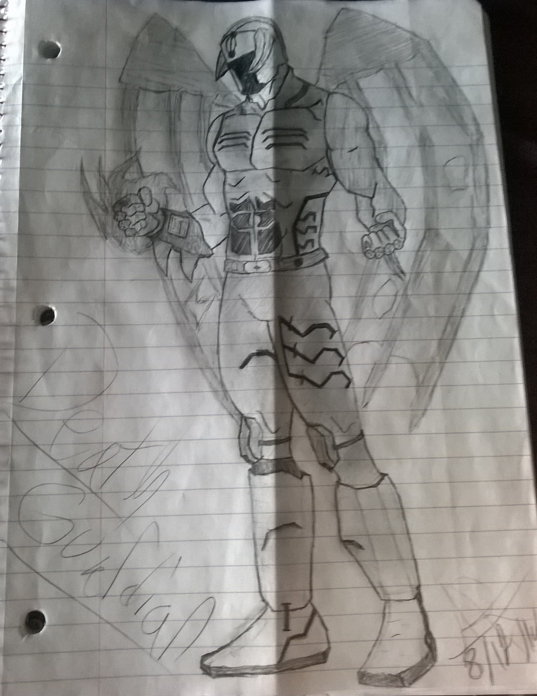 Death Guardian Drawing by darklnightloh - DragoArt