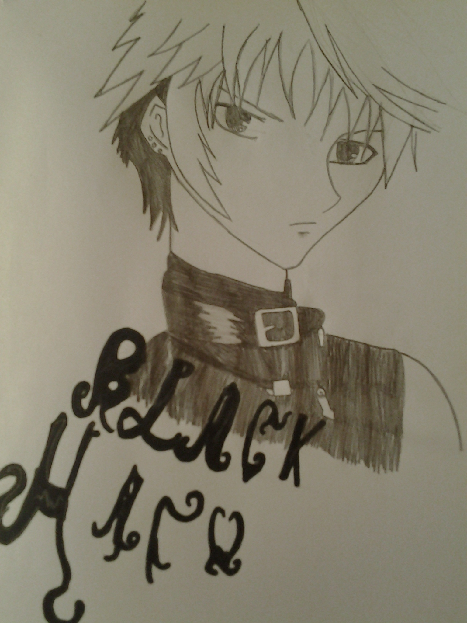 Black Haru Fruits Basket Drawing by ruka_the_echo_scream - DragoArt