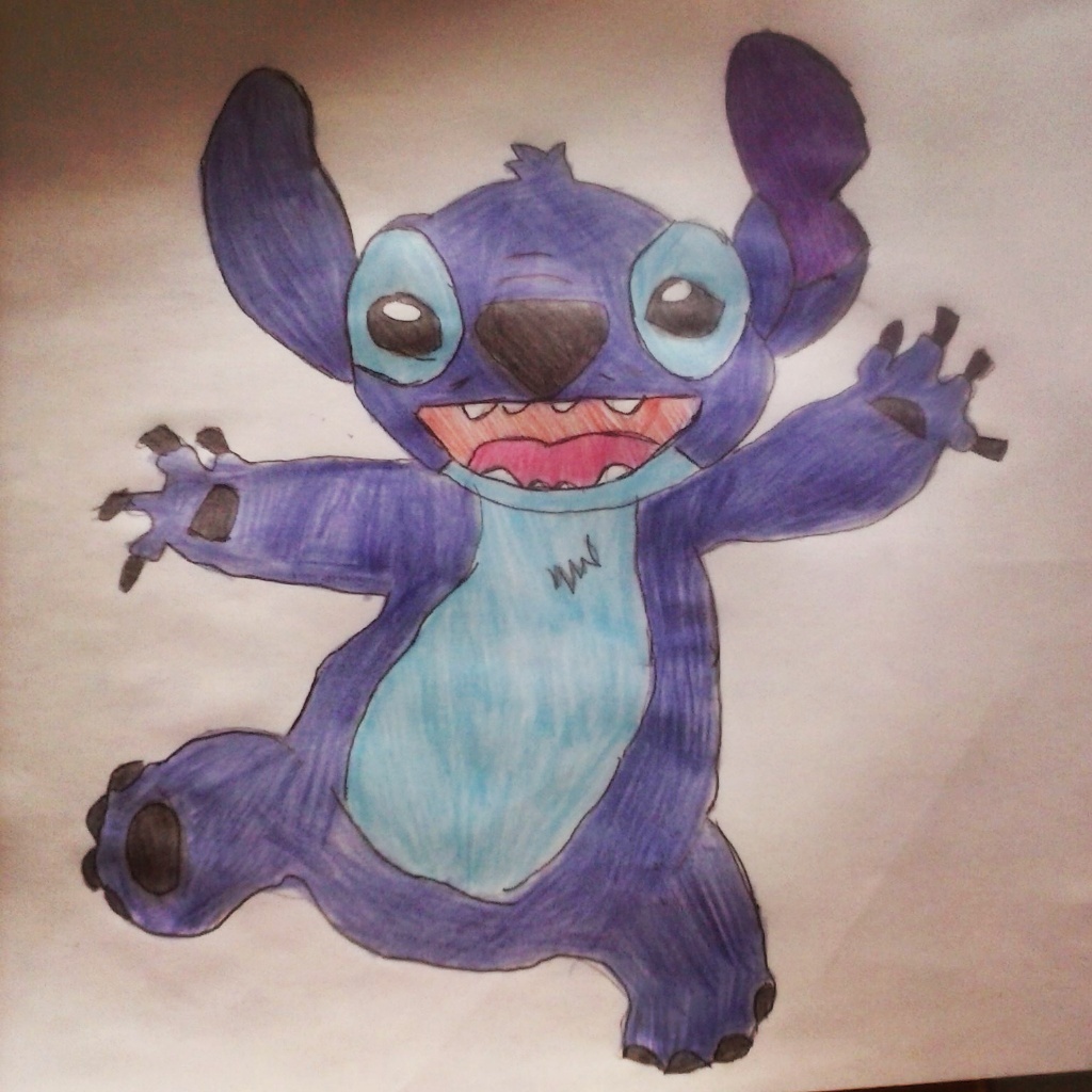 Stitch From Lilo And Stitch Drawing by saturdaystar99 - DragoArt