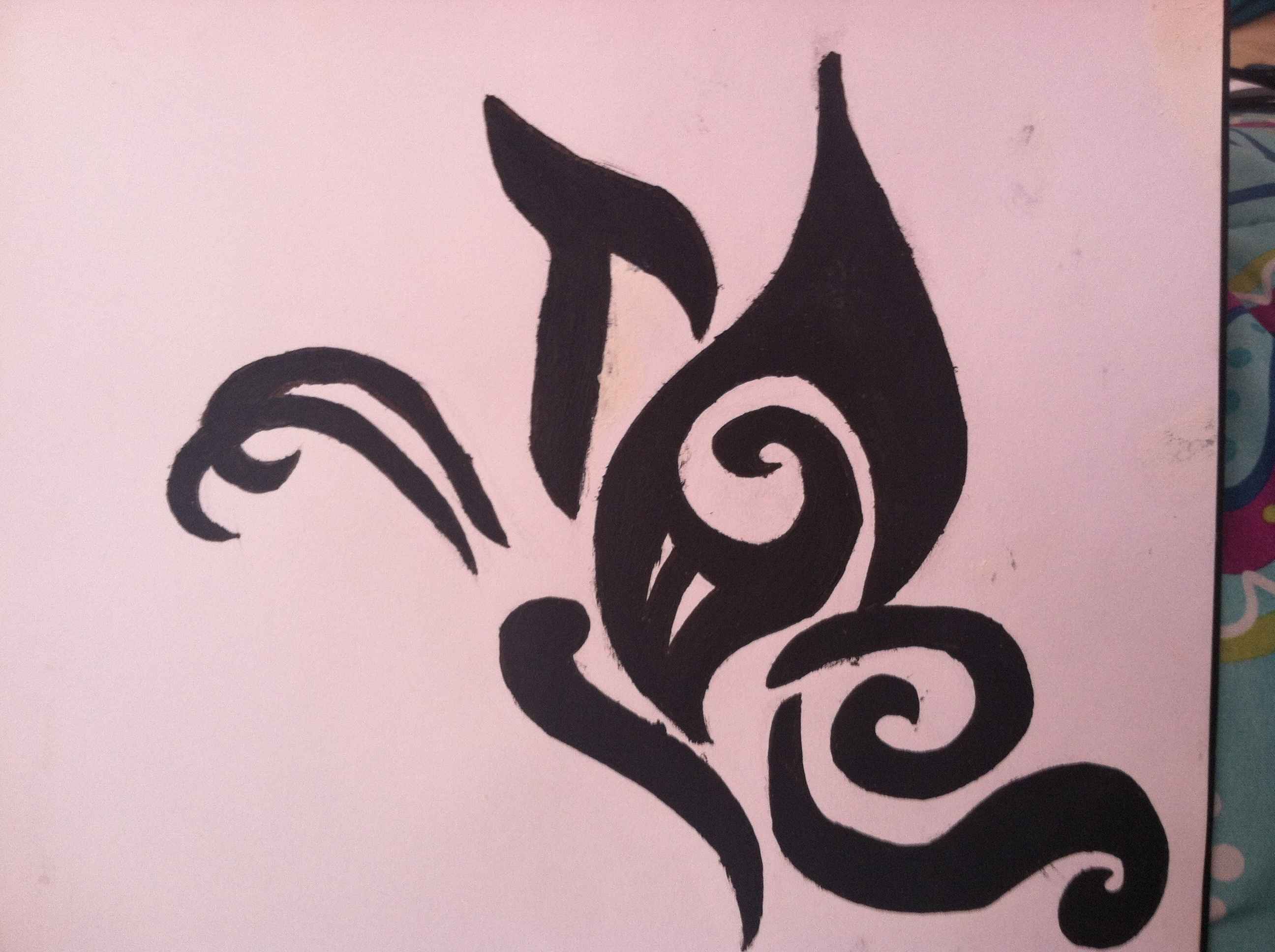 Tribal Art Butterfly Drawing by Giggles0627 - DragoArt