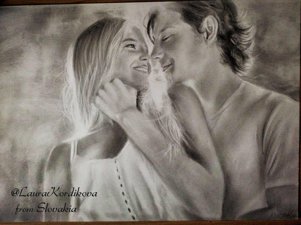 The Endless Love Drawing by LauraKordikova - DragoArt