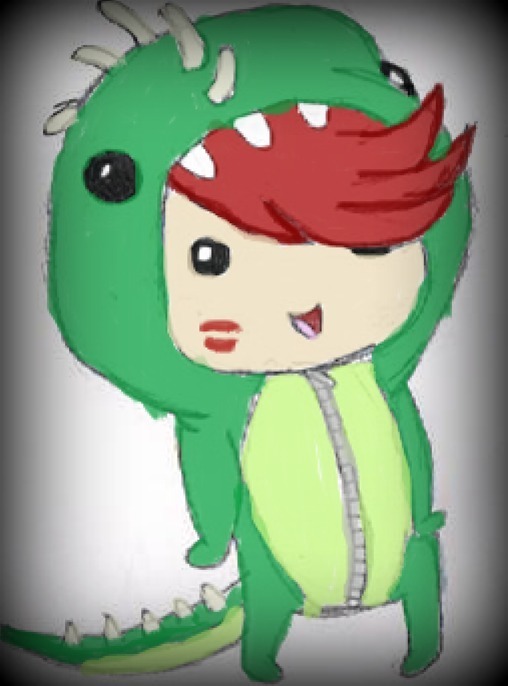 Dino Boy Drawing by AME233750 - DragoArt